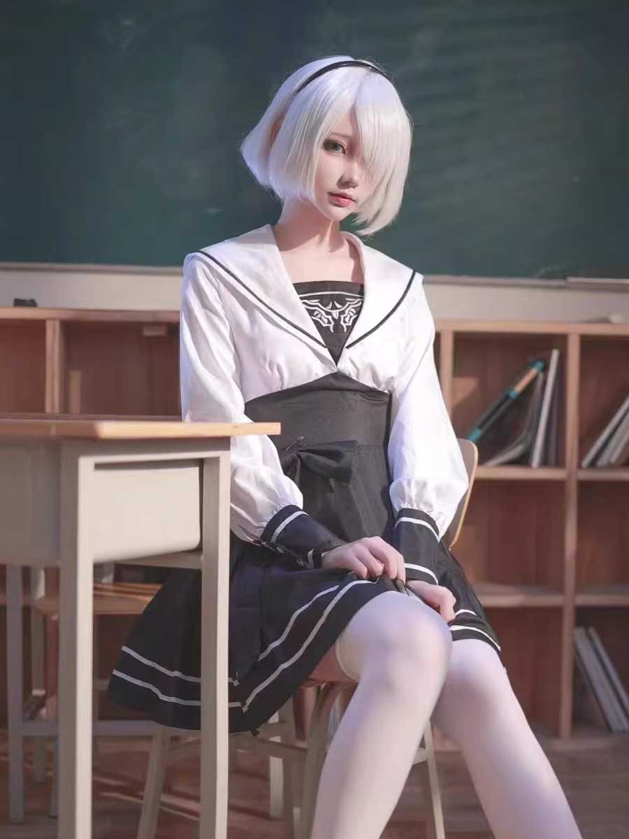 Game 2B Cosplay School Uniform – AROSELOVE